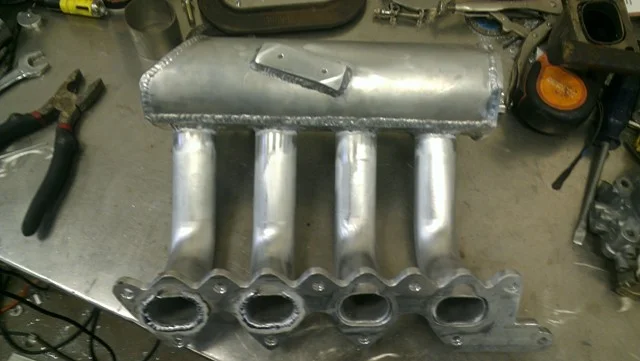 Sheet Metal Intake Manifold Entirely by Hand (Part 2) — The Fabrication ...