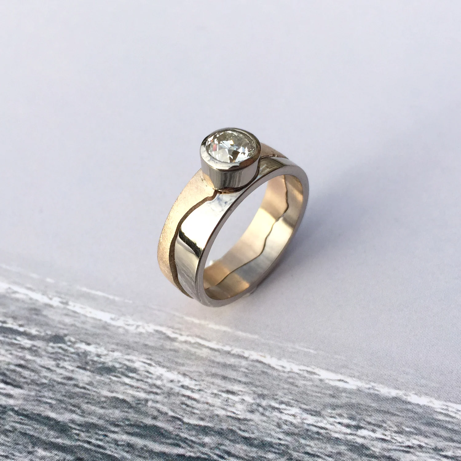 Custom Coastline 18ct Gold Ring — Hannah Louise Lamb | Bespoke Handmade ...