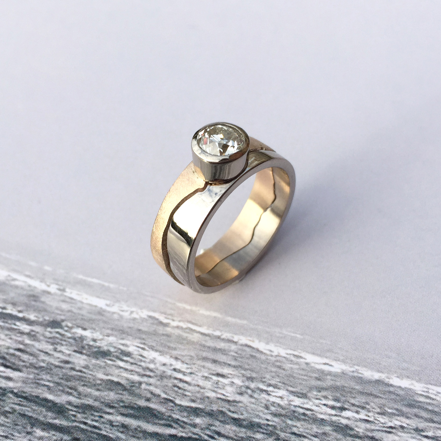Custom Coastline 18ct Gold Ring — Hannah Louise Lamb | Bespoke Handmade ...