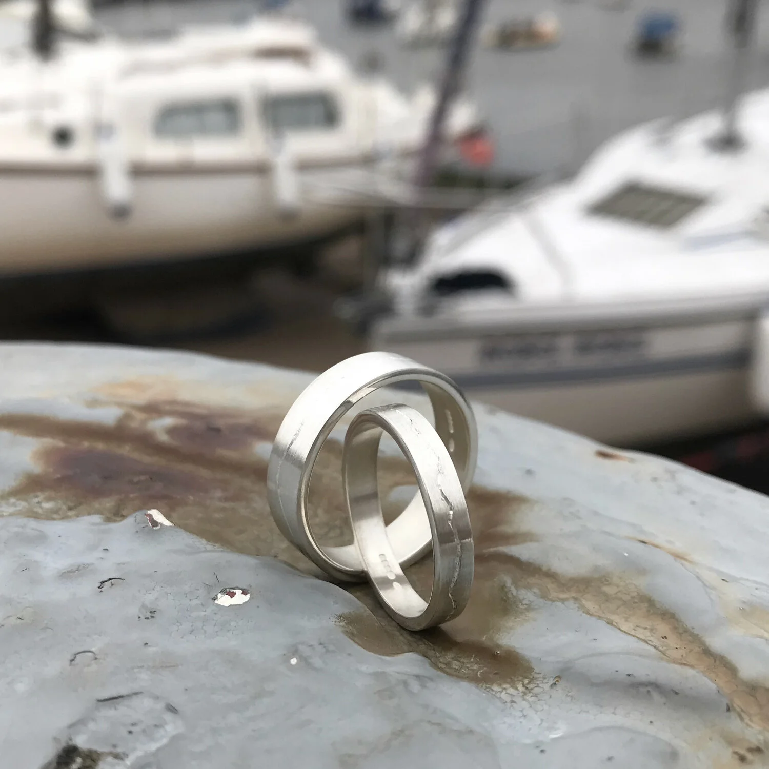 Custom Mountain Range Ring in Sterling Silver — Hannah Louise Lamb ...