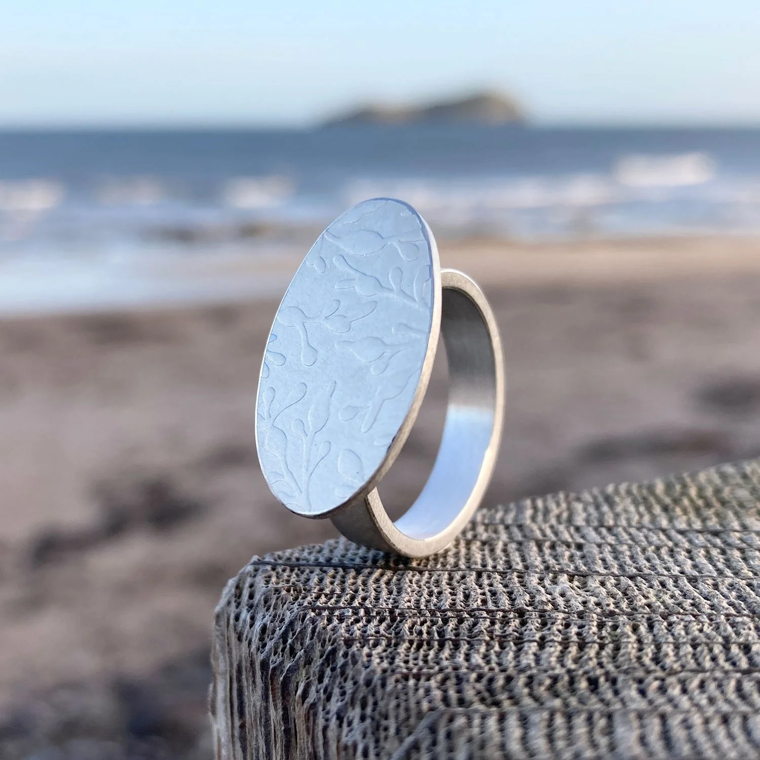 Round Loop Seaweed Studs Silver — Hannah Louise Lamb | Bespoke Handmade ...