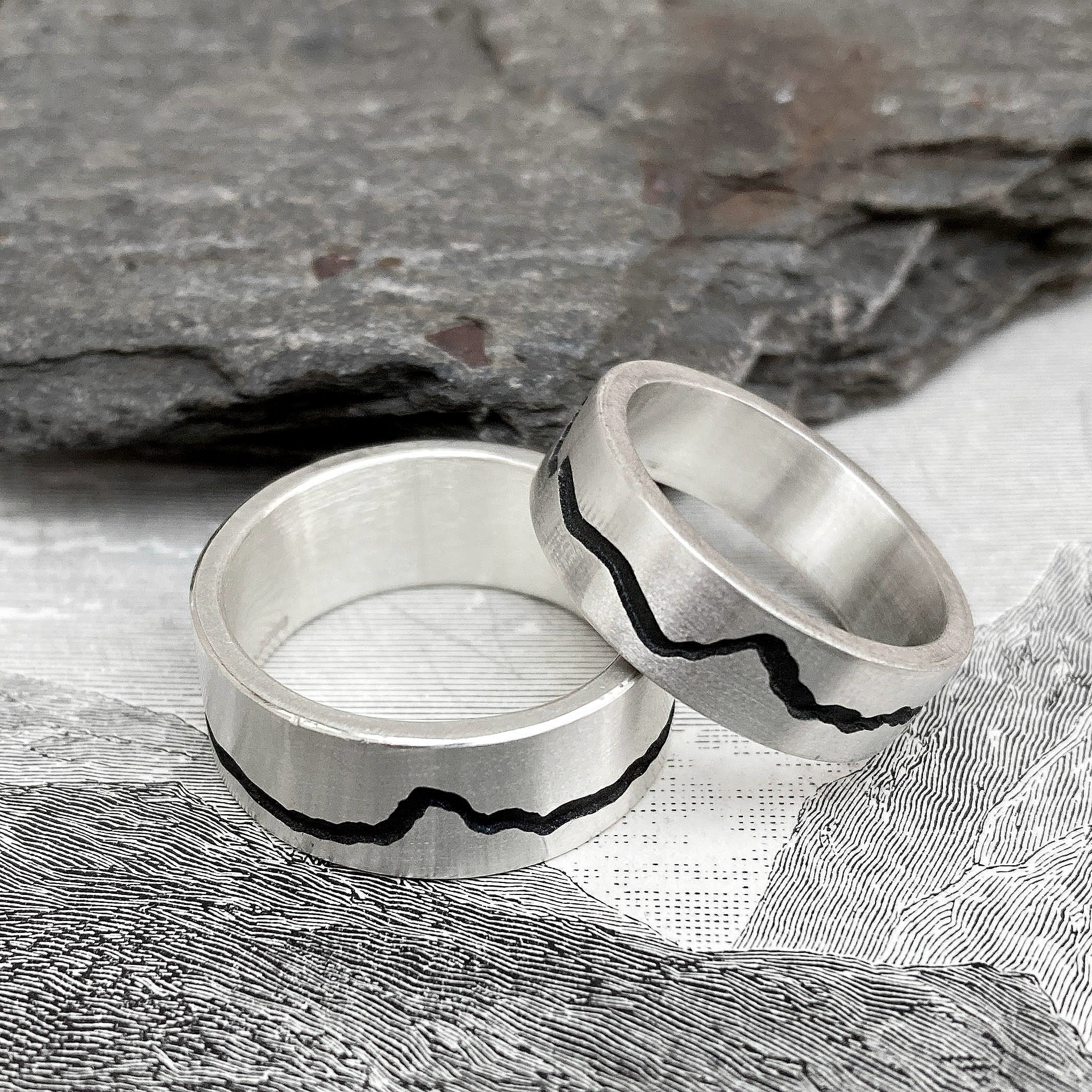 Handmade Silver Mountain Ring - Erosion — Hannah Louise Lamb | Bespoke ...