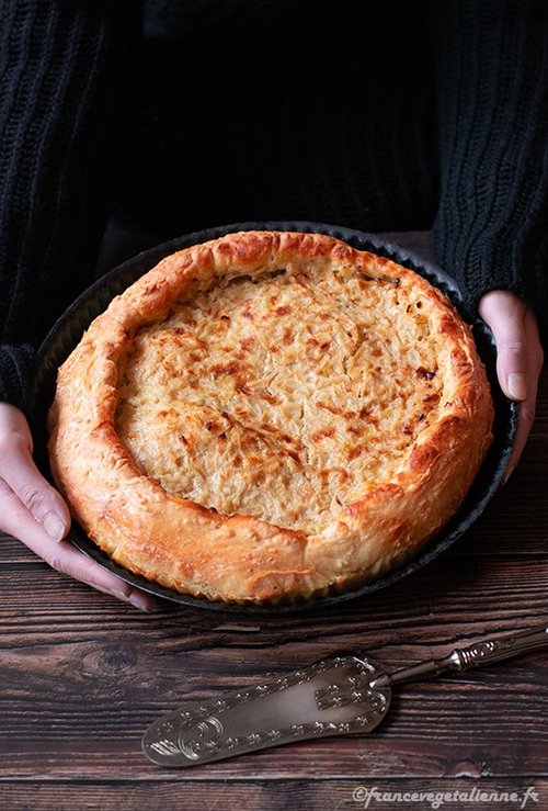 Flamiche aux oignons (végétarien, vegan) — France vegetalienne