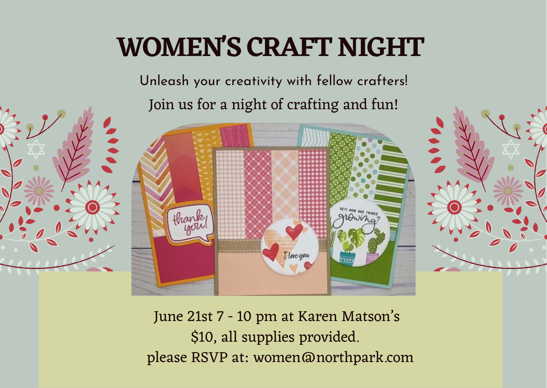 Women's Craft Night — NorthPark Community Church