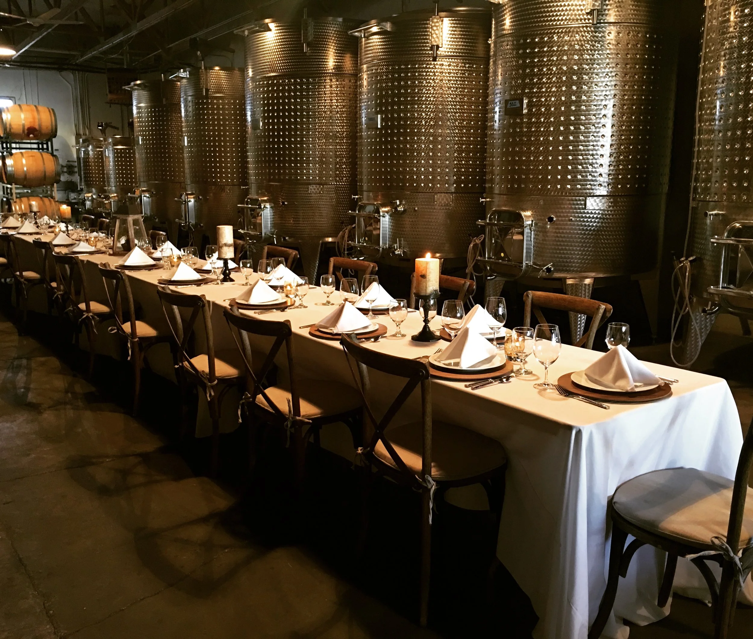 Venue Rental — Patterson Cellars
