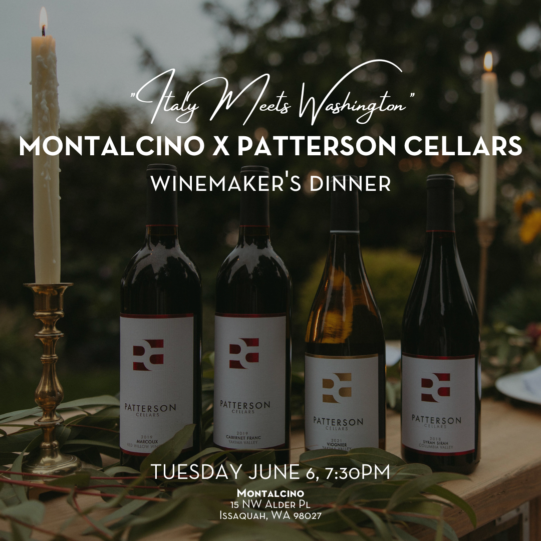 Italy Meets Washington | Winemaker's Dinner — Patterson Cellars