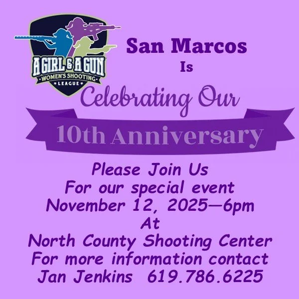 A GIRL & A GUN | 10 YEAR ANNIVERSARY — North County Shooting Center