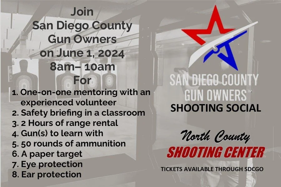 SAN DIEGO COUNTY GUN OWNERS SHOOTING SOCIAL! (SOLD OUT) — North County ...
