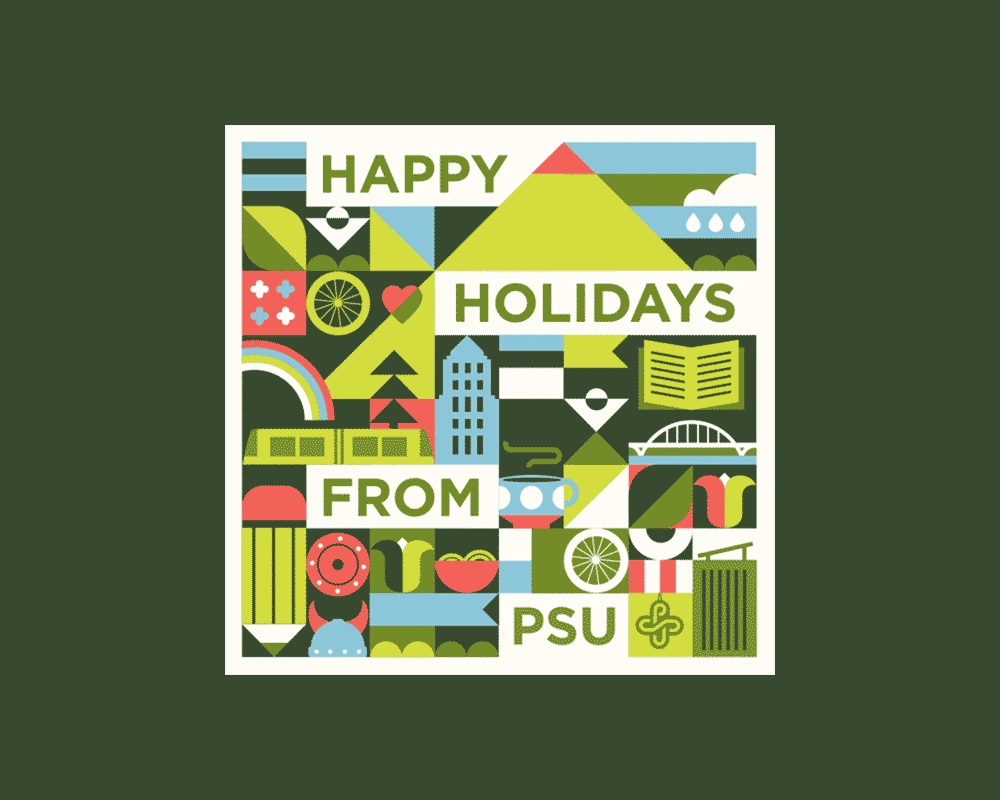 Happy Holidays Graphic Design