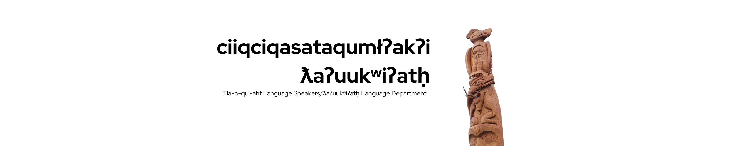 Language — Tla-o-qui-aht First Nation