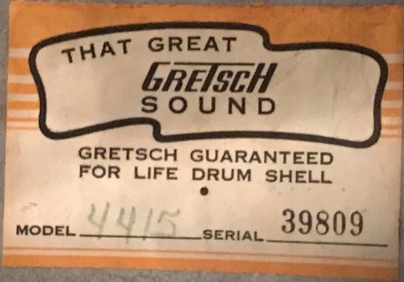 Model Numbers in Vintage Gretsch Drums — Not So Modern Drummer