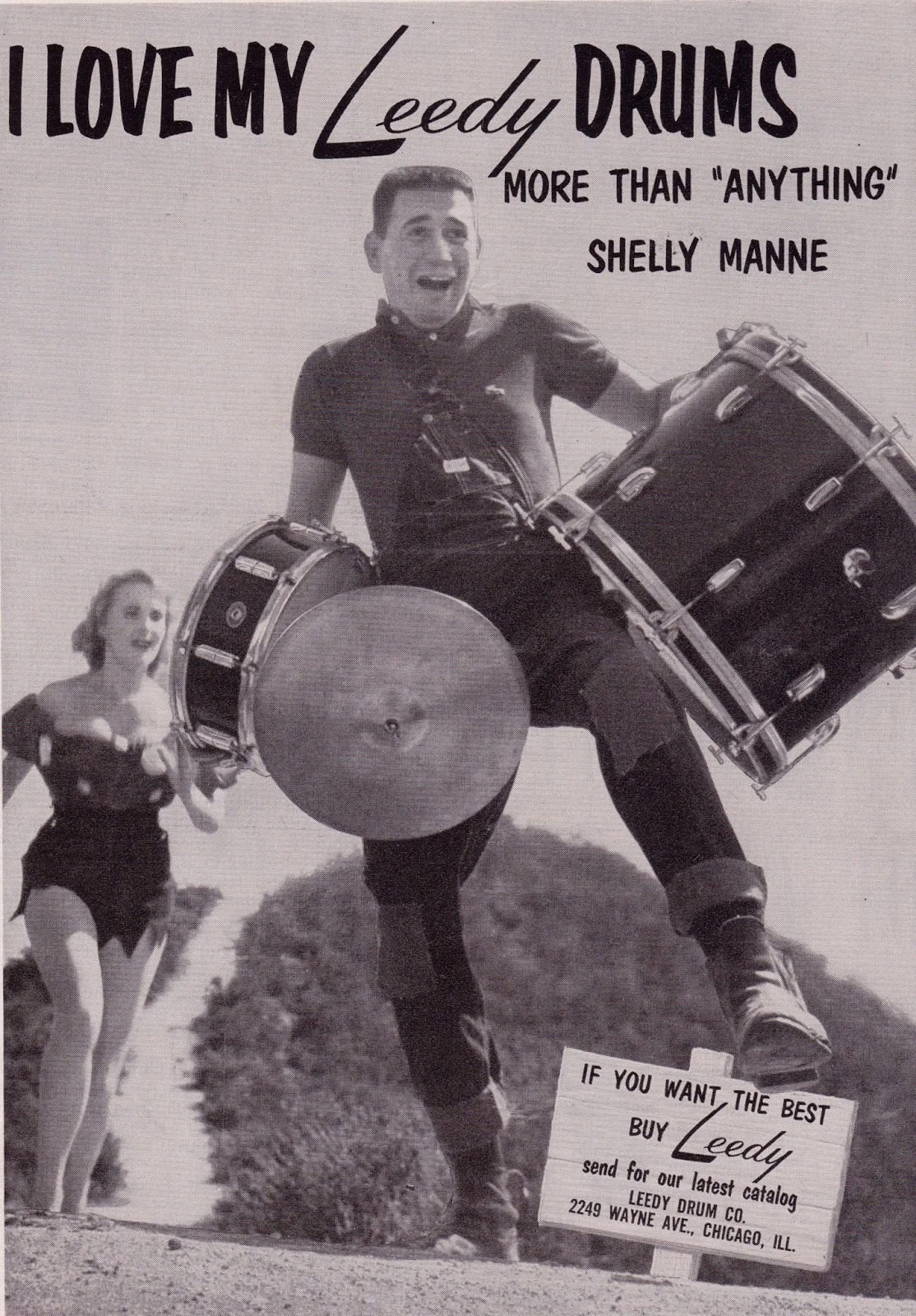 1965 Leedy Shelly Manne Outfit no. 11 in Sparkling Champagne Pearl ...