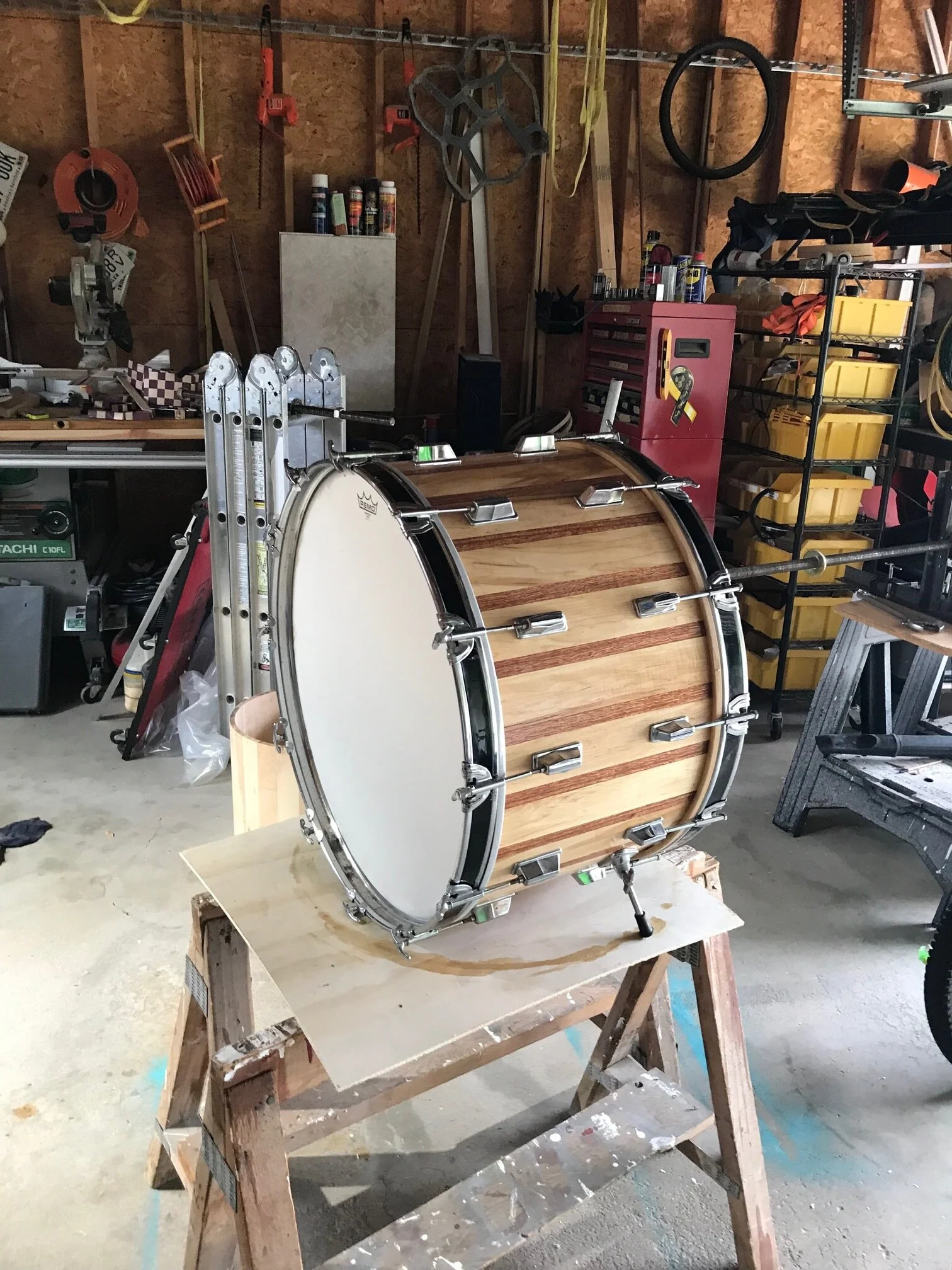 "I hand built an entire drum set in my garage" by Eric Olson — Not So ...