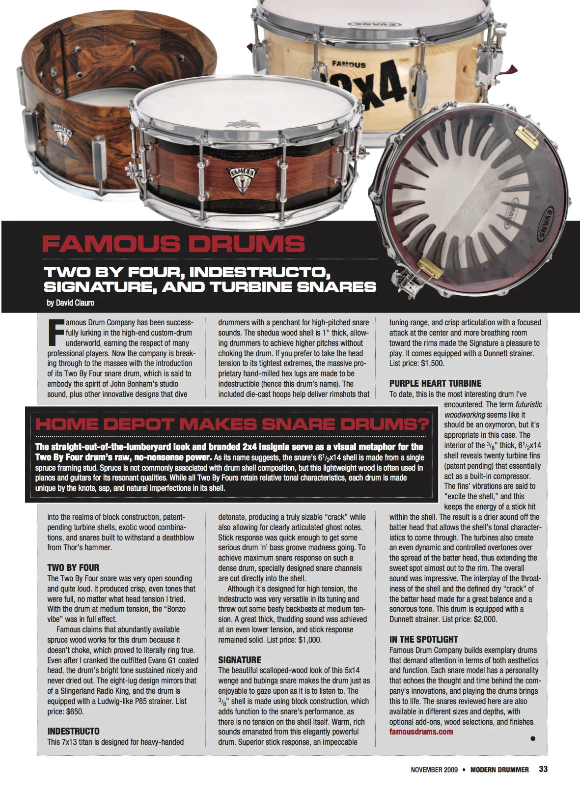 The History of Famous Drum Company — Not So Modern Drummer