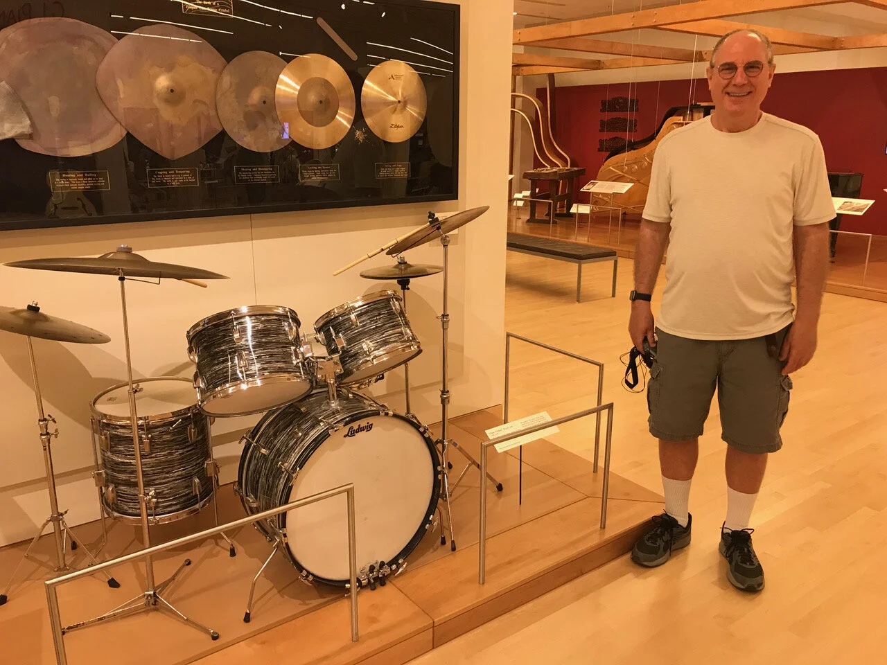 Richard Katz's Vintage Ludwigs on exhibit at the Musical Instrument ...