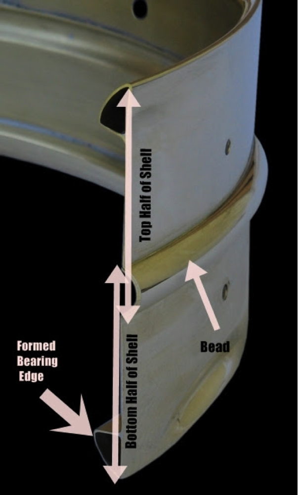 1930s Ludwig Standard Snare Re-issue and anatomy of a two piece shell ...