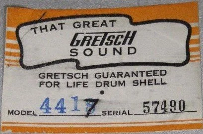 Model Numbers in Vintage Gretsch Drums — Not So Modern Drummer