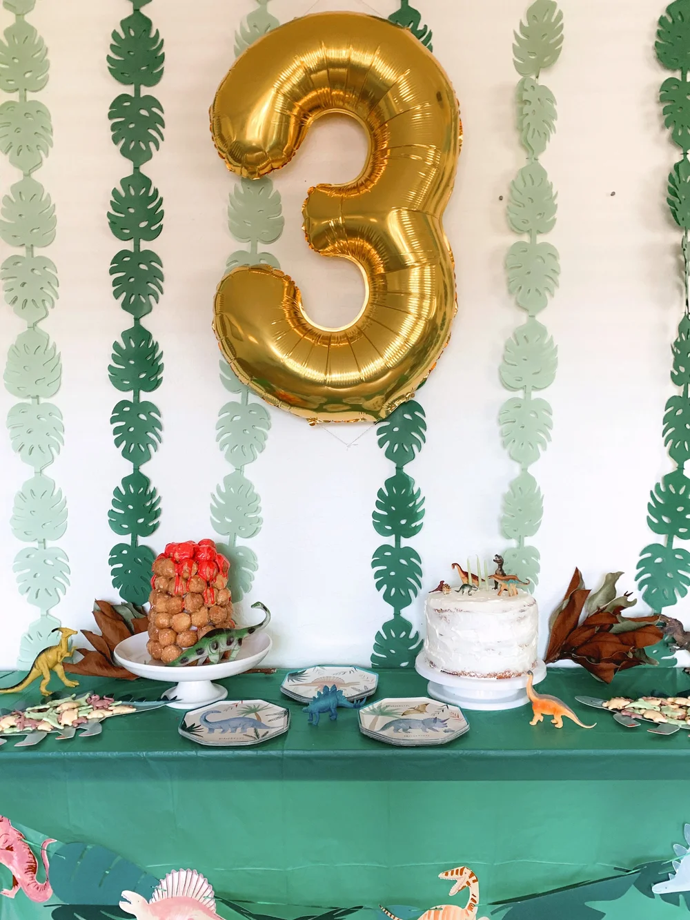 Easy Dinosaur Themed Birthday Party for Three Year Old — alex p. hood