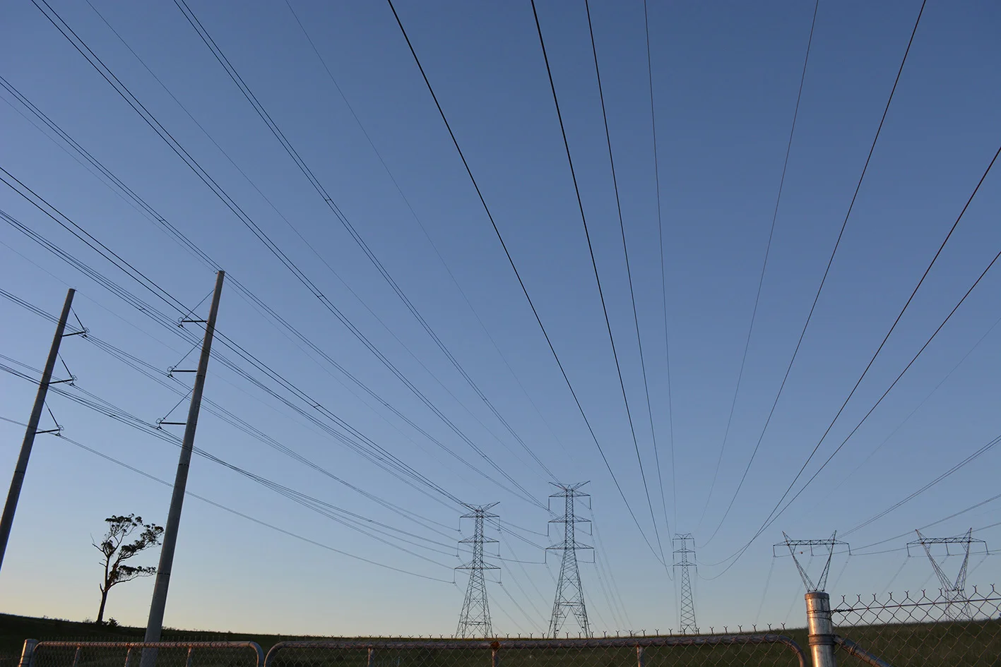 330KV SUBSTATION WITH A HOKUSAI SKY — Alexandra Byrne