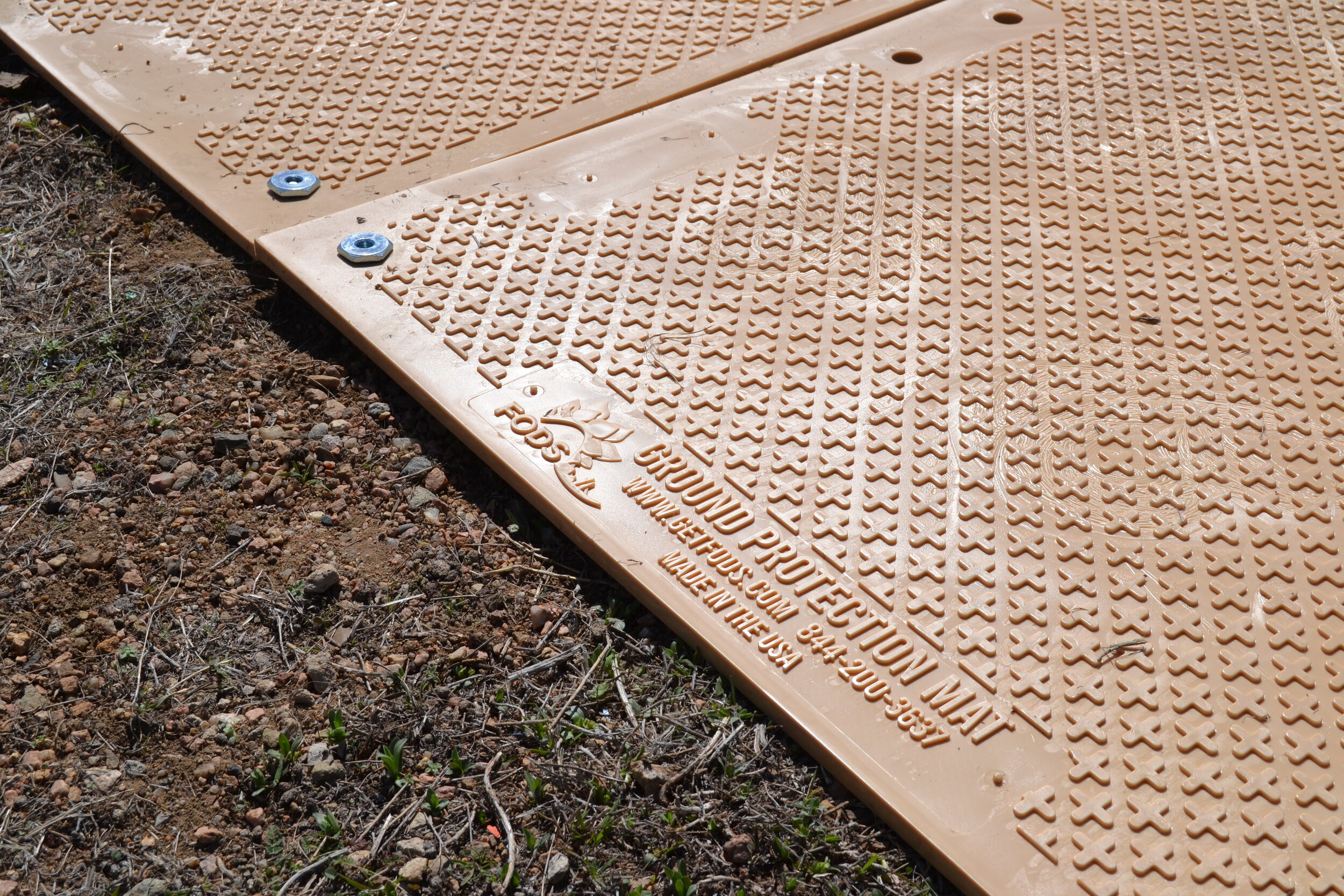 Ground Protection Mats — FODS Trackout Control System