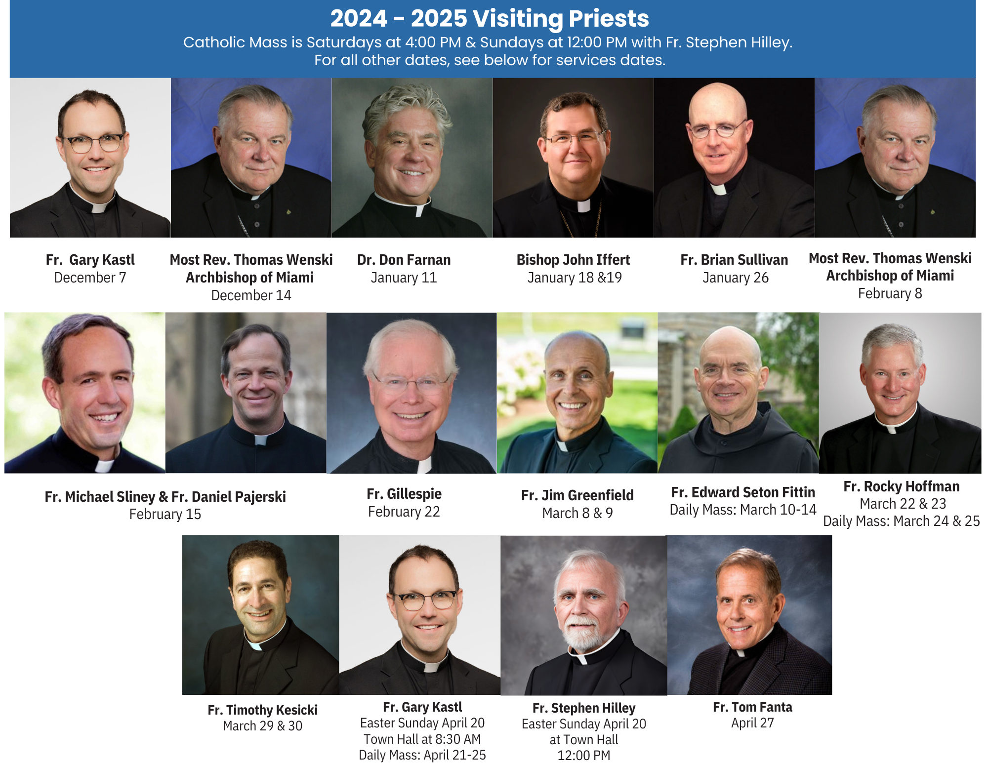 Catholic Congregation Welcome — Ocean Reef Chapel & Fellowship Center