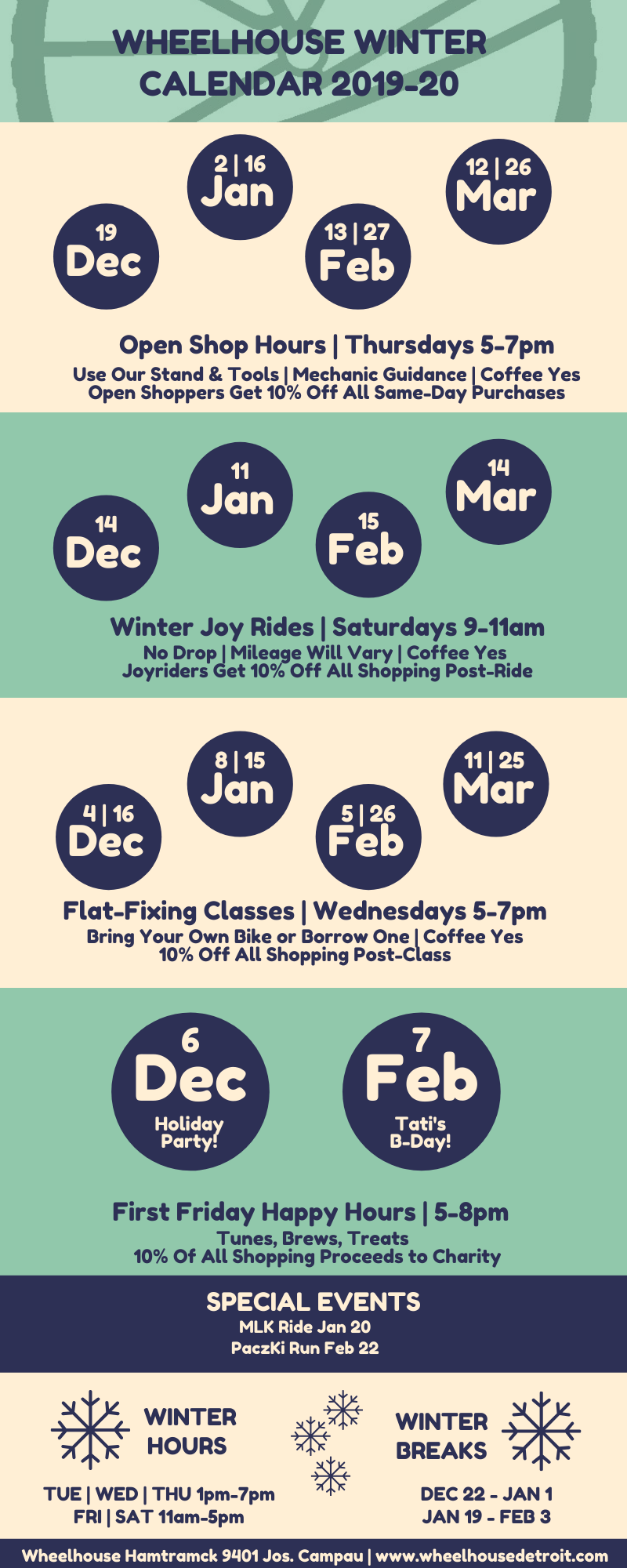 Wheelhouse Winter Calendar — Wheelhouse Detroit