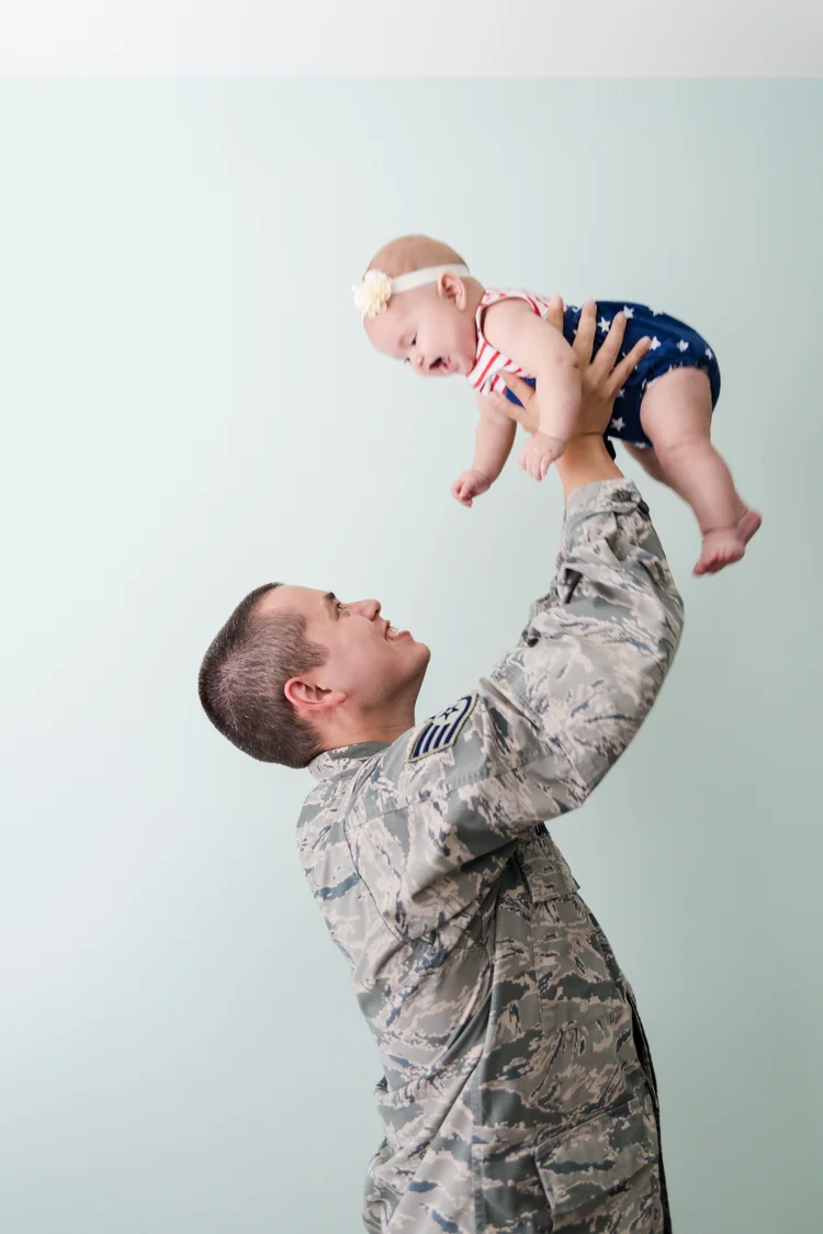Military Baby Photos at Six Months Young — Jenn Hallak