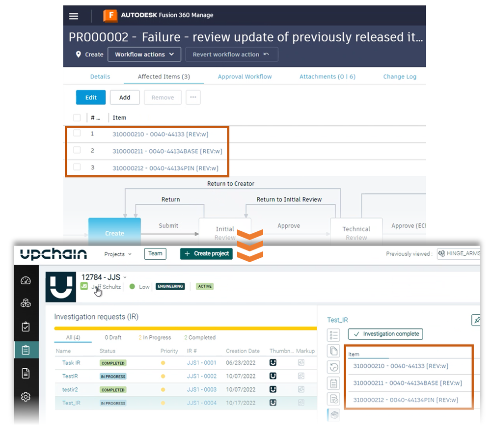 Autodesk PLMConnect - A Seamless Integration Between Fusion 360 Manage and Upchain — The vdR Group