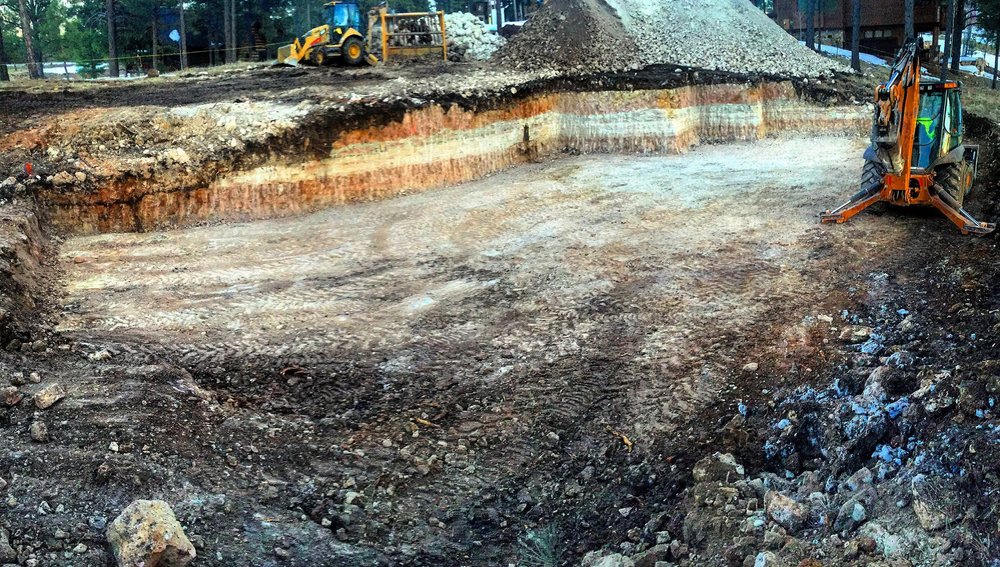 MASS GRADING — 108 excavating