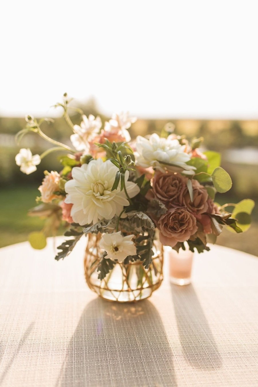 Outdoor fall wedding — A Garden Party