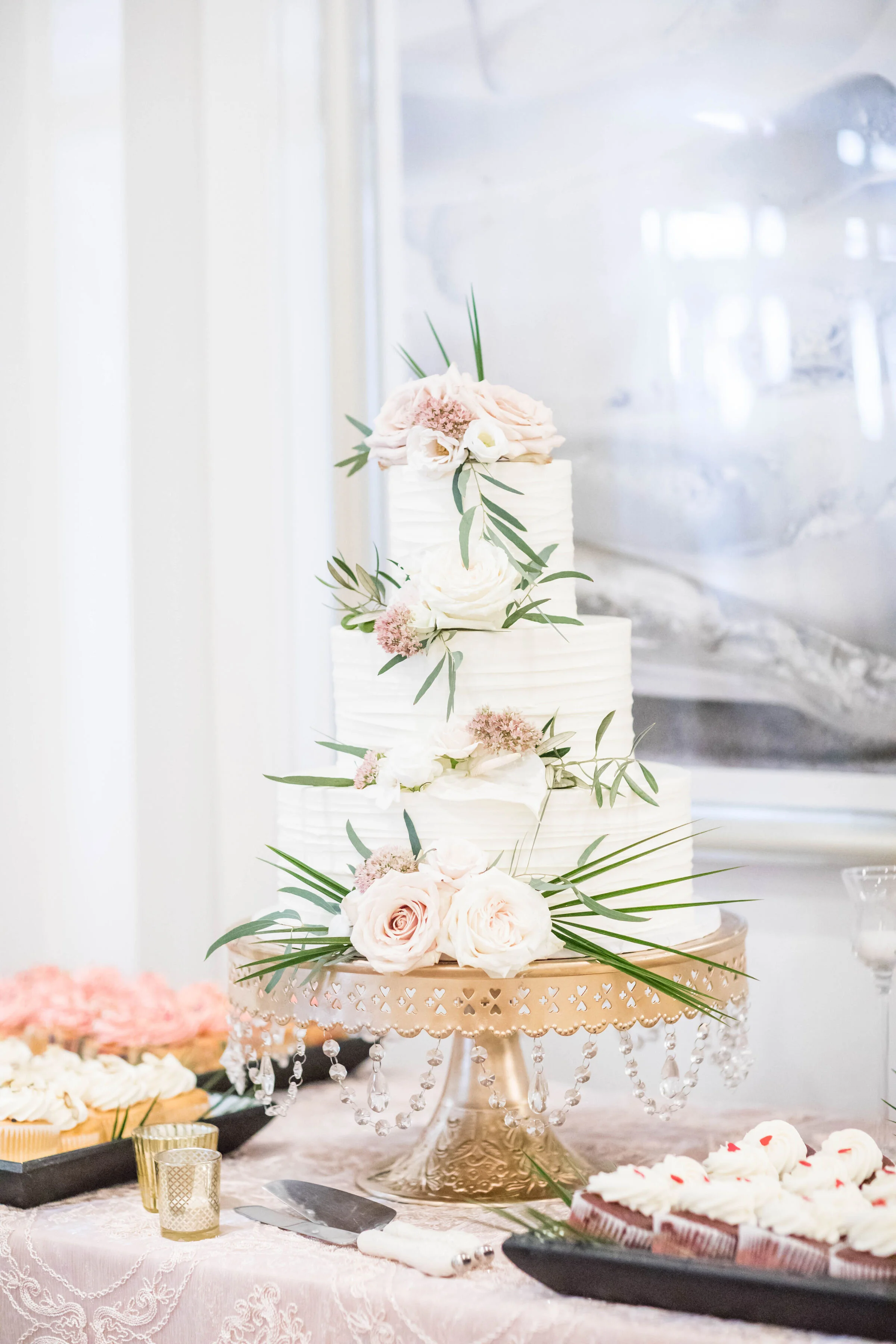 Cake Table Displays — A Garden Party
