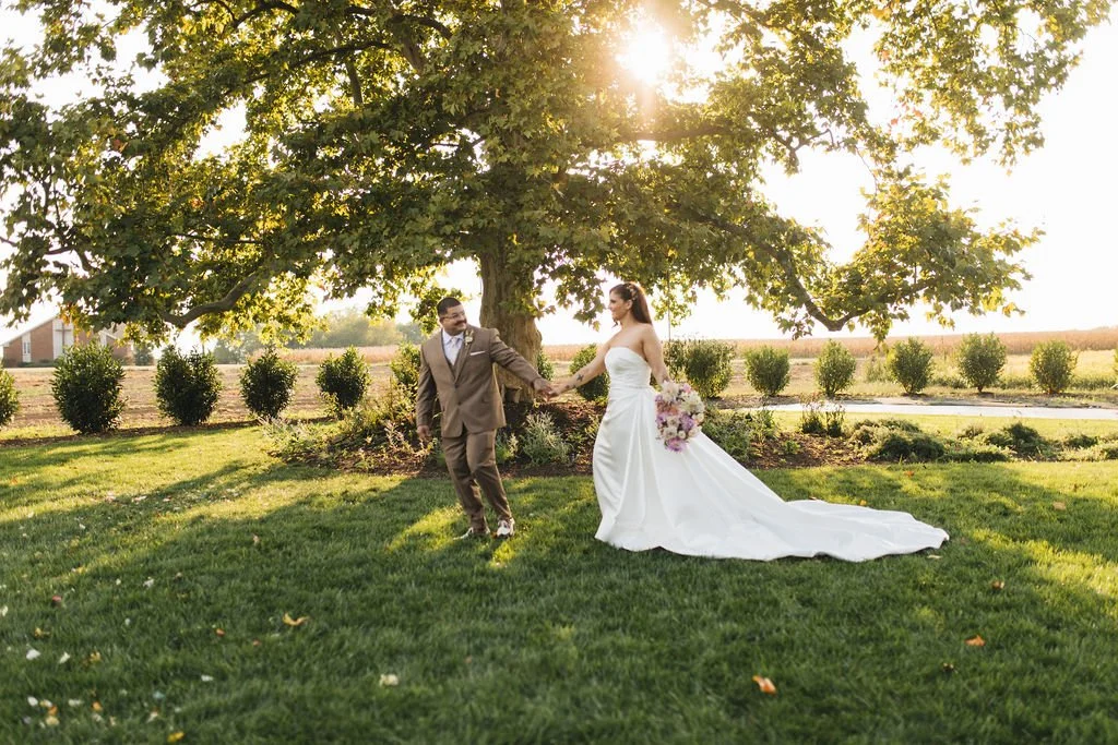 Outdoor fall wedding — A Garden Party