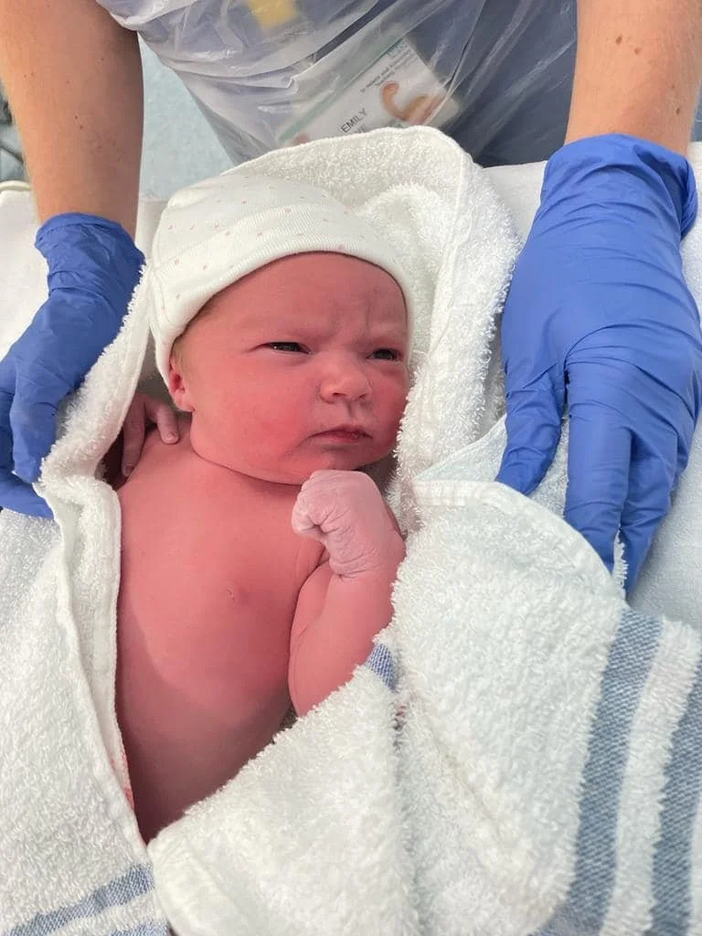 Birth story - Olivia and baby Riley