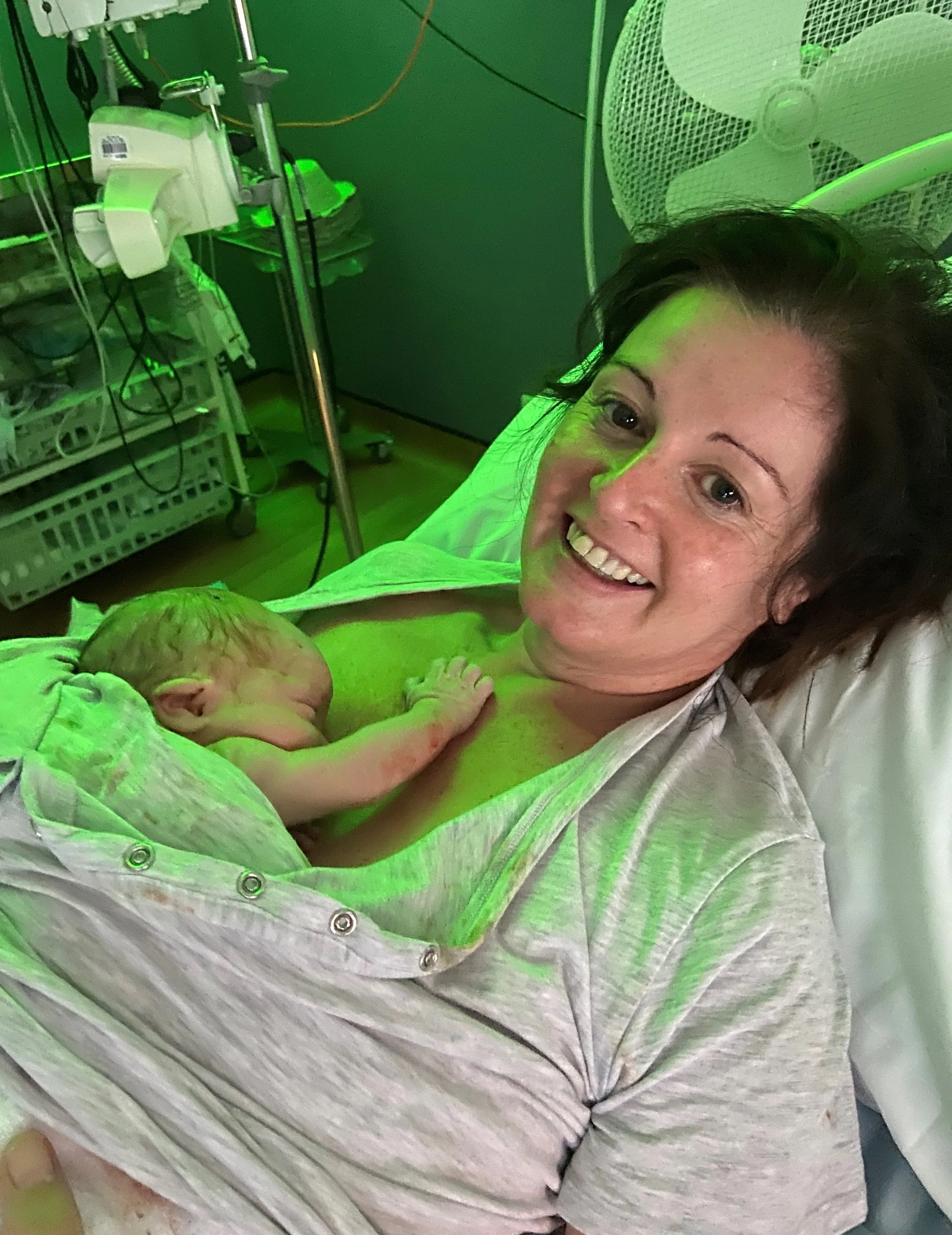 Birth story - Gwen and baby Hugo