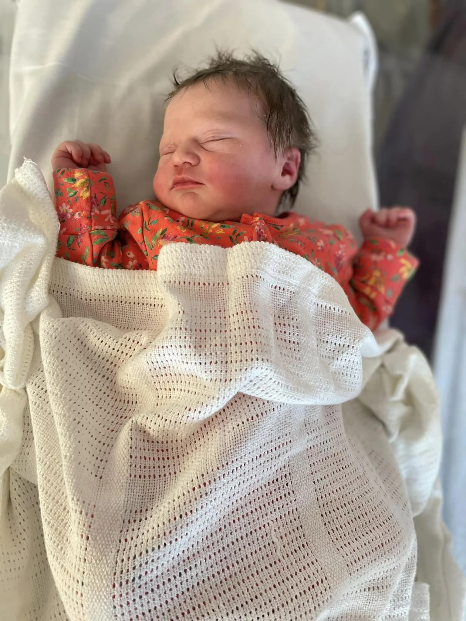 Birth story - Anna and baby Flora
