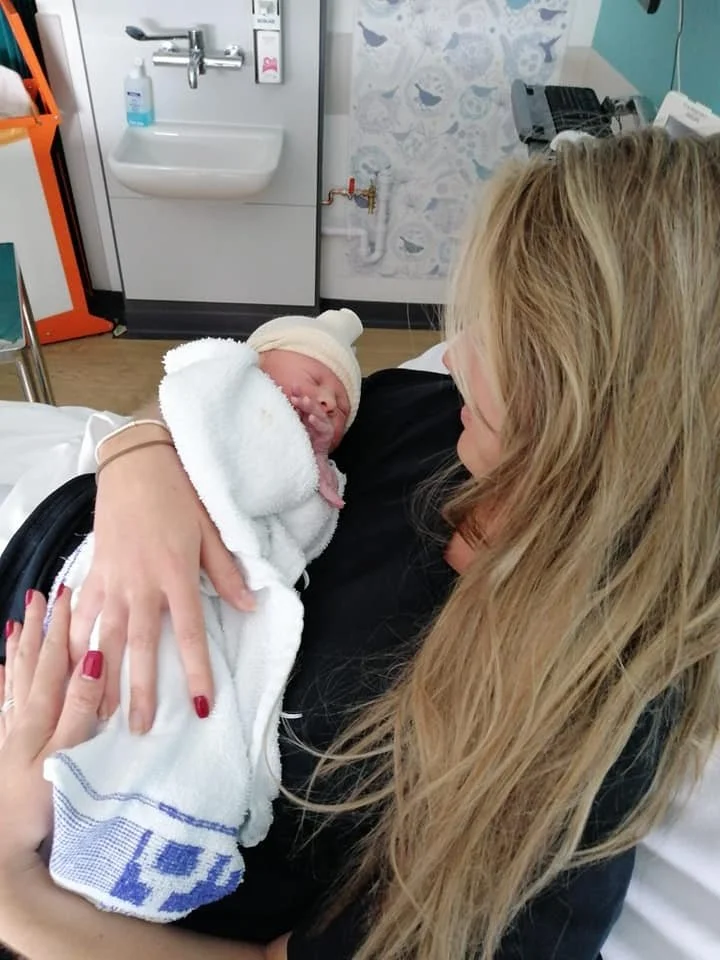 Birth story - Emily and baby Elsie