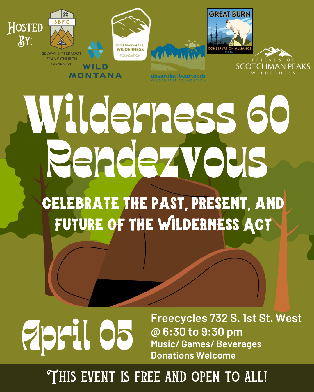 Wilderness 60 Rendezvous — Selway Bitterroot Frank Church Foundation