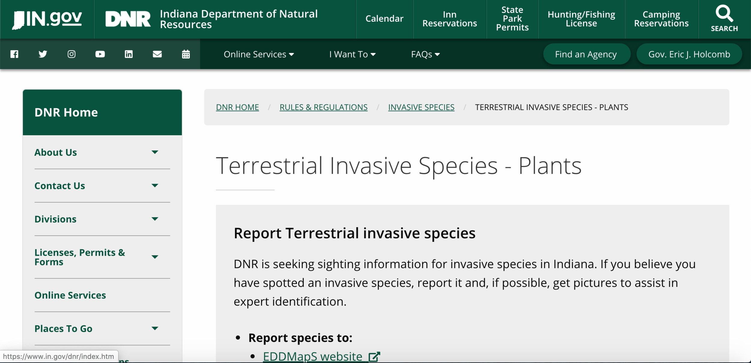 Links & Resources — State of Indiana Cooperative Invasives Management