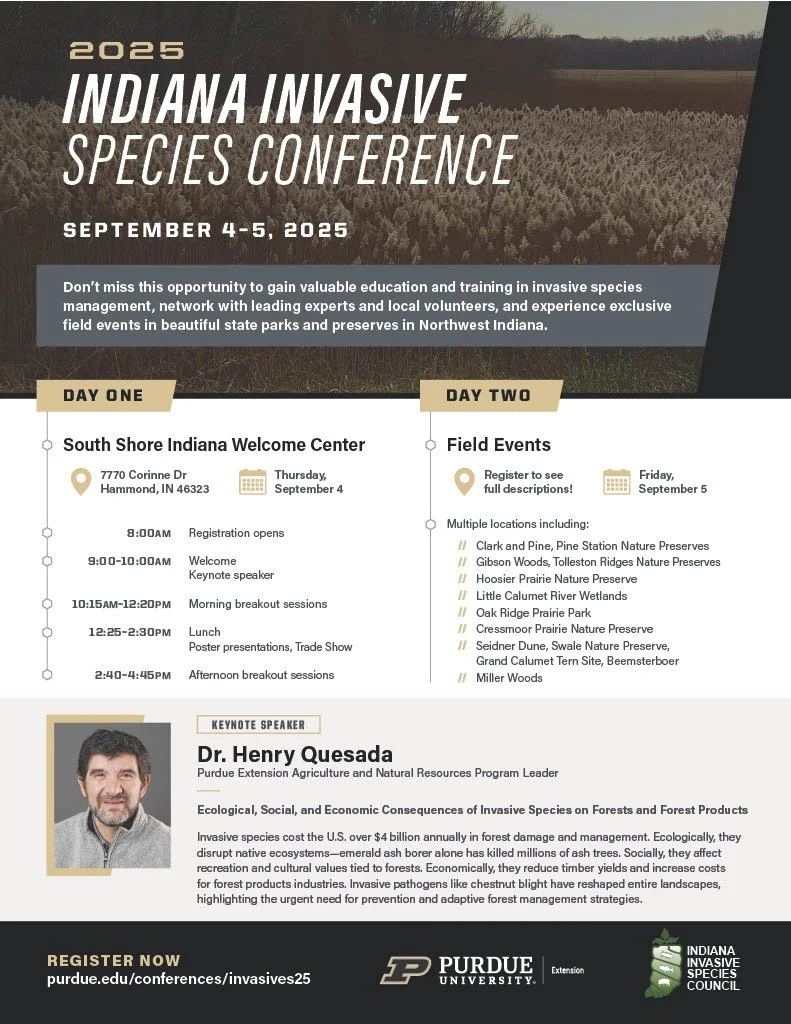 Indiana Invasive Species Conference — State of Indiana Cooperative ...