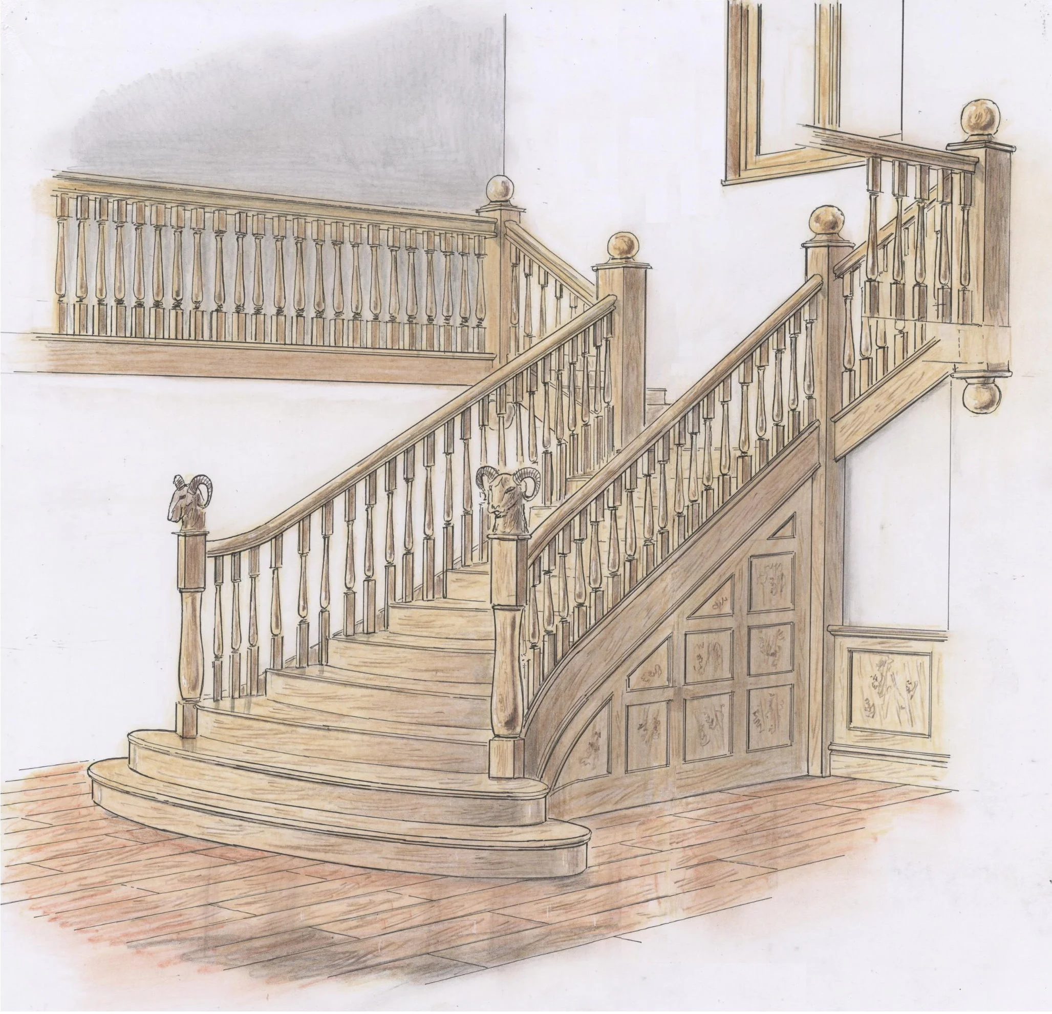 7) Houses + staircases +personal artwork — Frank Pitchford Illustrator
