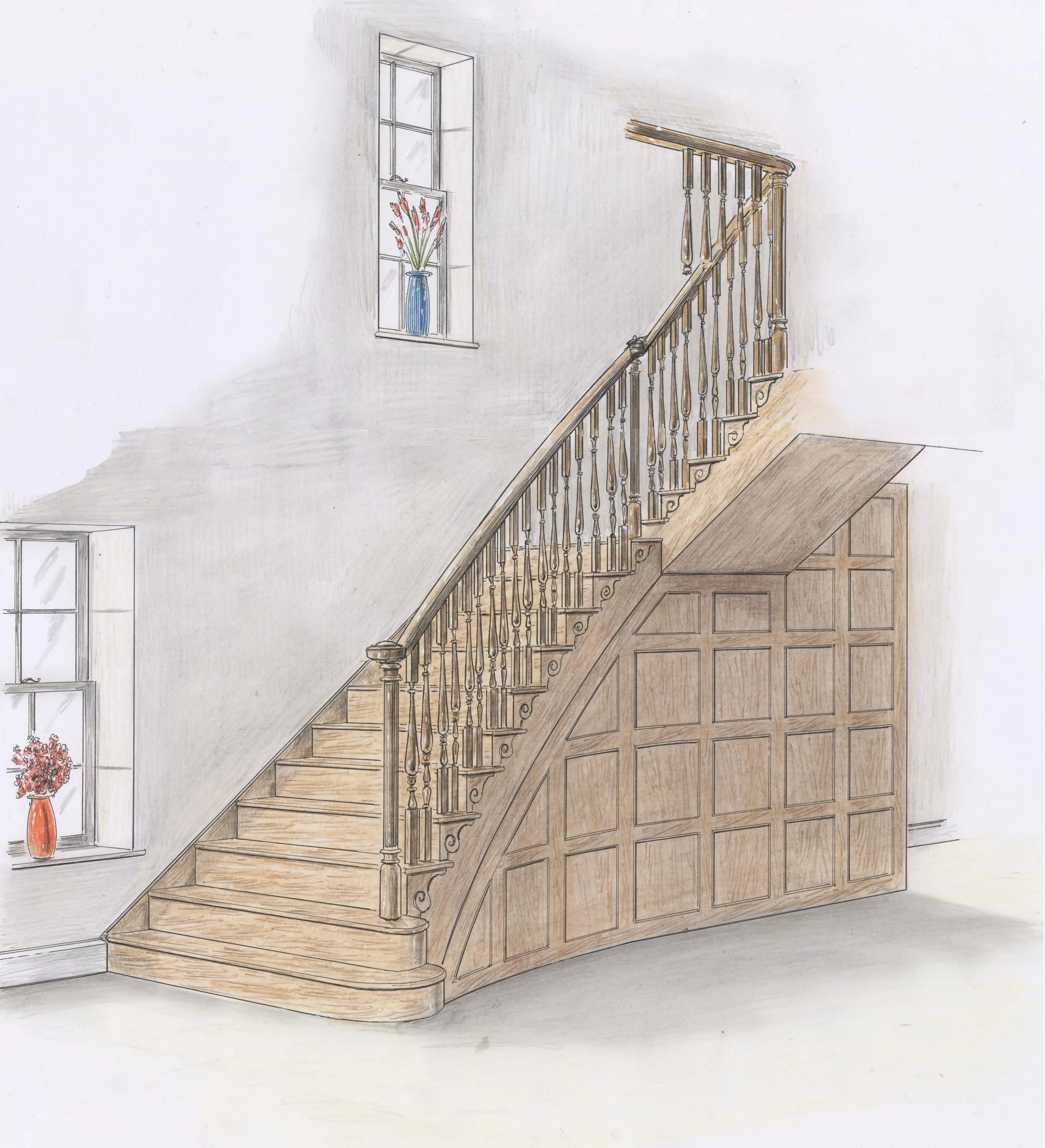 7) Houses + staircases +personal artwork — Frank Pitchford Illustrator