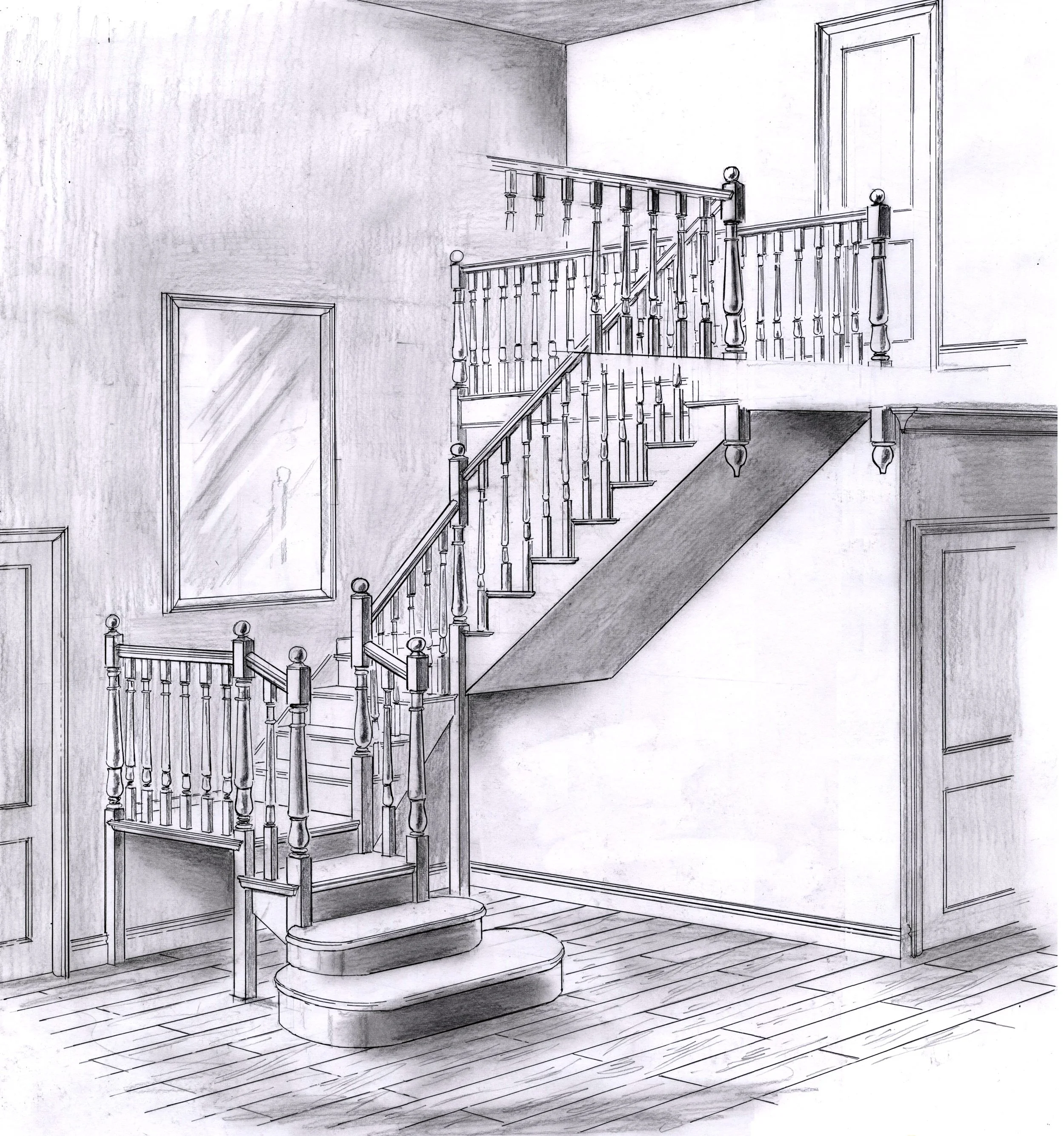 7) Houses + staircases +personal artwork — Frank Pitchford Illustrator