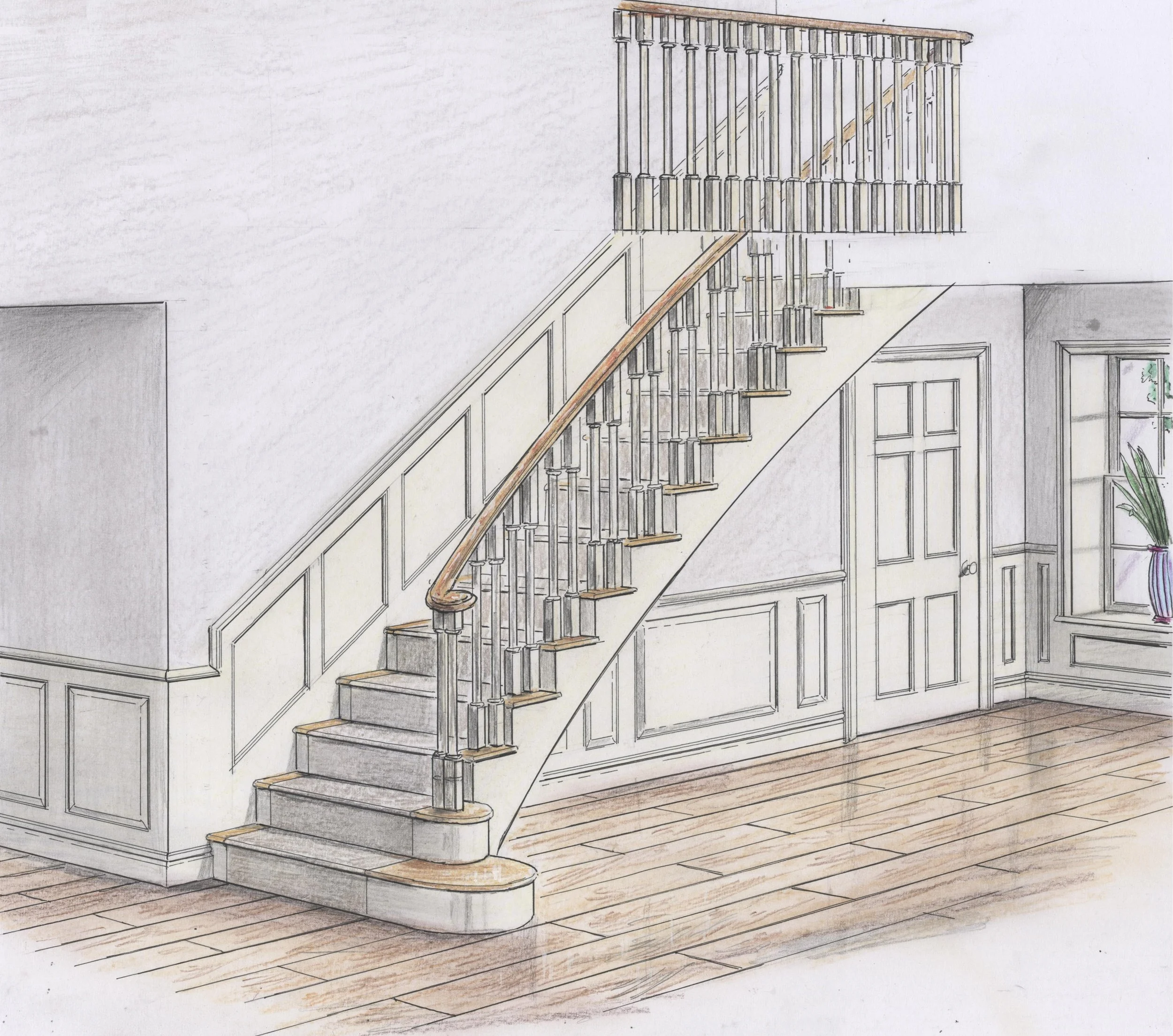 7) Houses + staircases +personal artwork — Frank Pitchford Illustrator