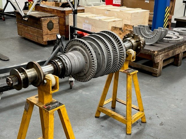 5MWe Turbine Rotor Inspection and repair — Turbo Machinery Services