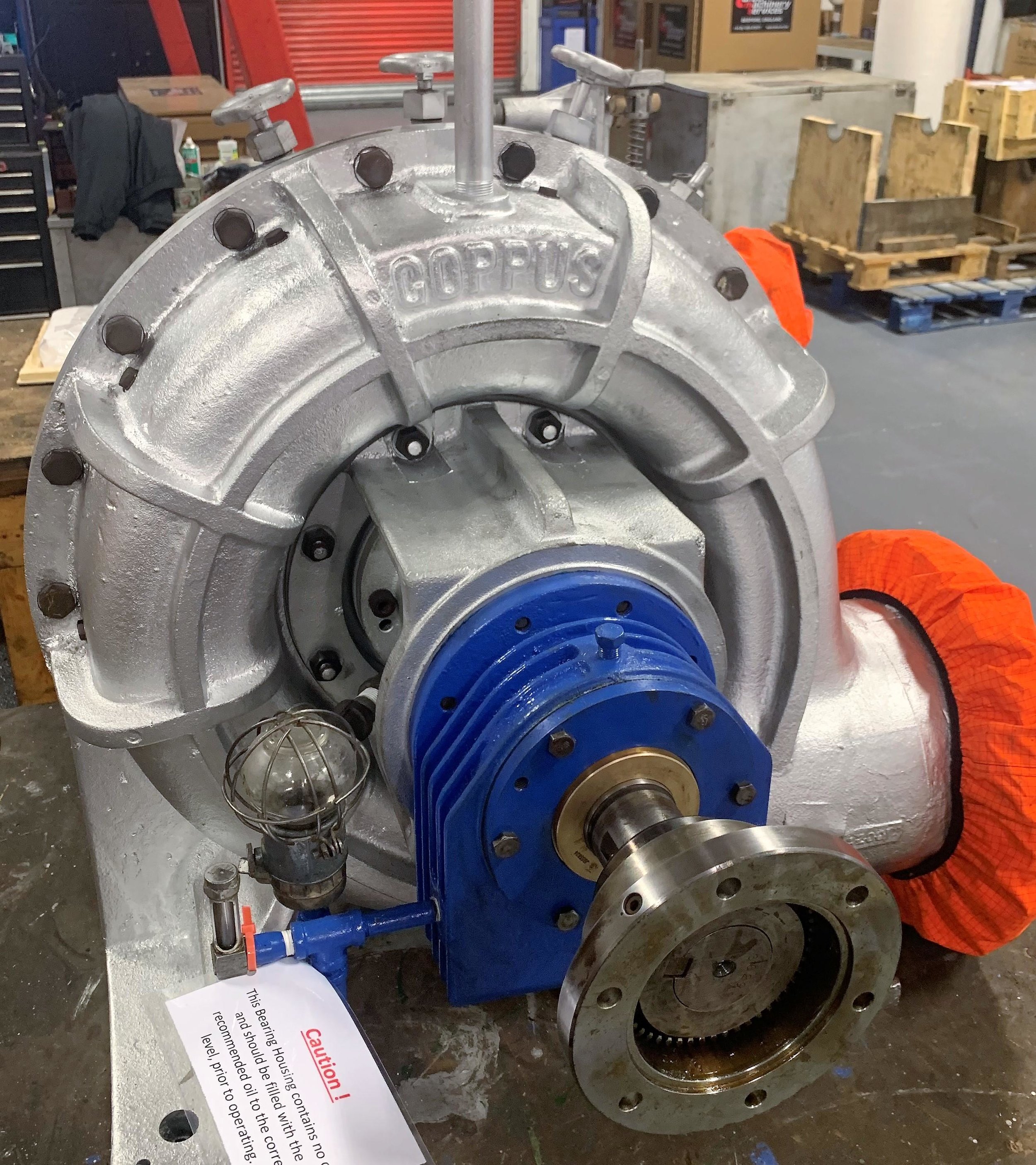 COPPUS TURBINE OVERHAUL AND TEST — Turbo Machinery Services