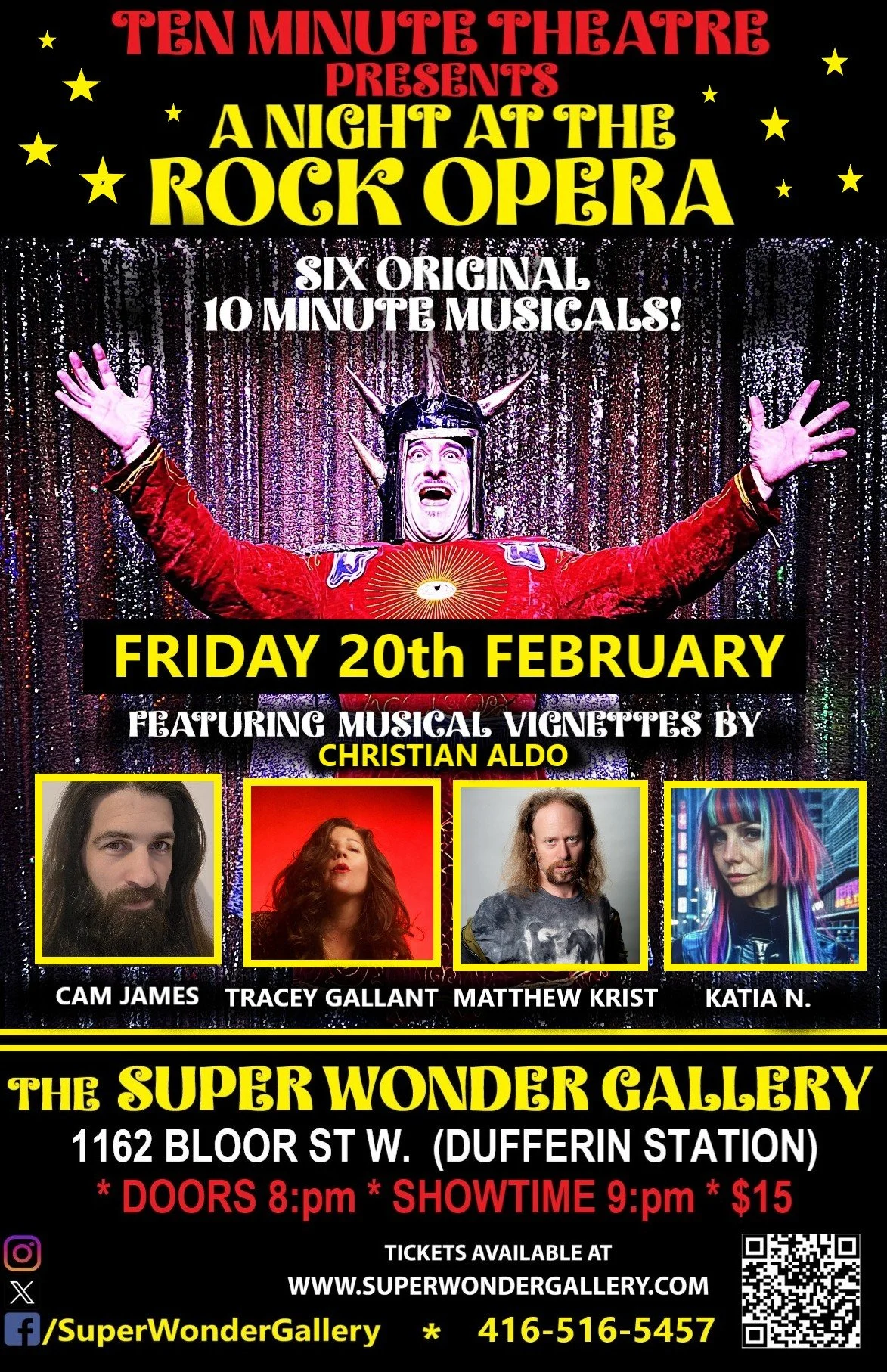 TEN MINUTE THEATRE — Super Wonder Gallery