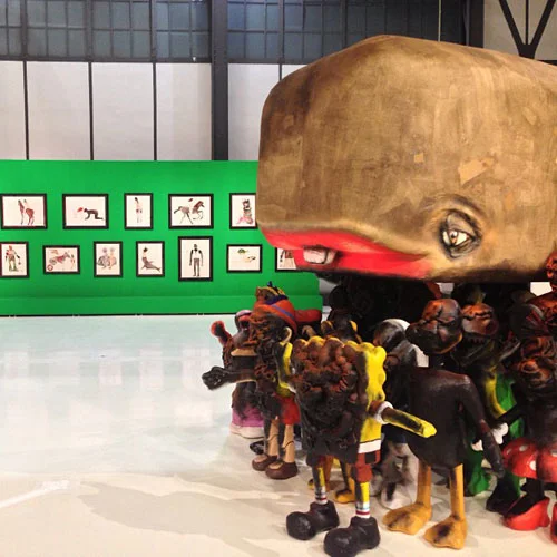 Snowman Monkey Bbq - Mexico City — David Choe