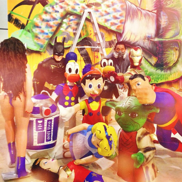 Snowman Monkey Bbq — David Choe