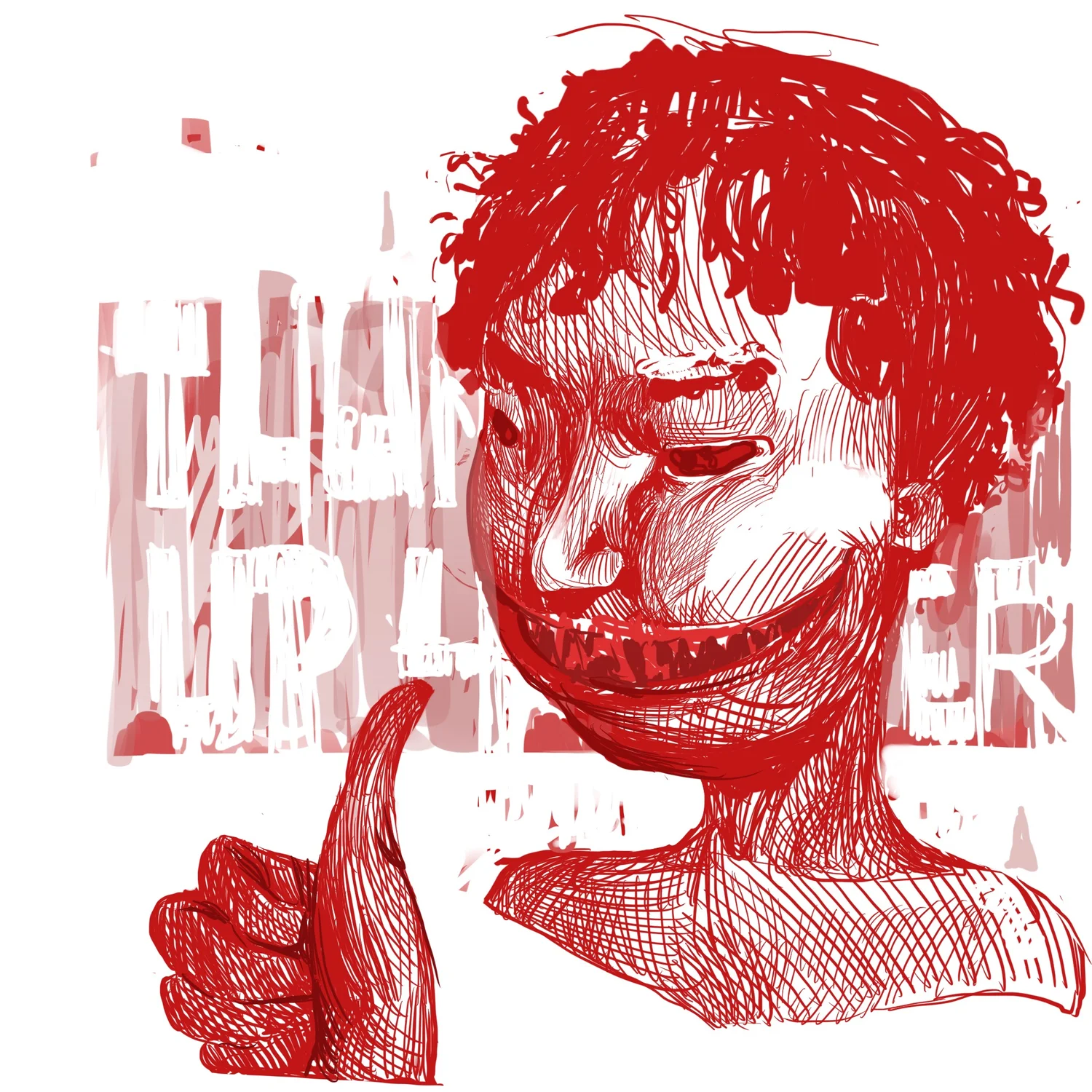 Thumbs Up! art by Andrew Hem — David Choe