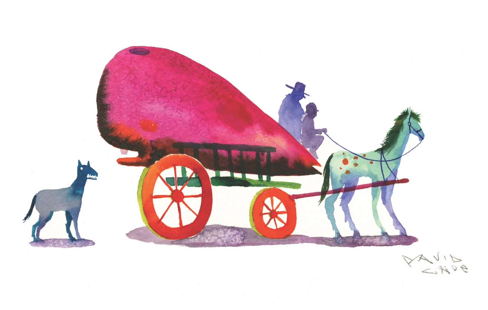 David Choe - Munko Carriage — David Choe